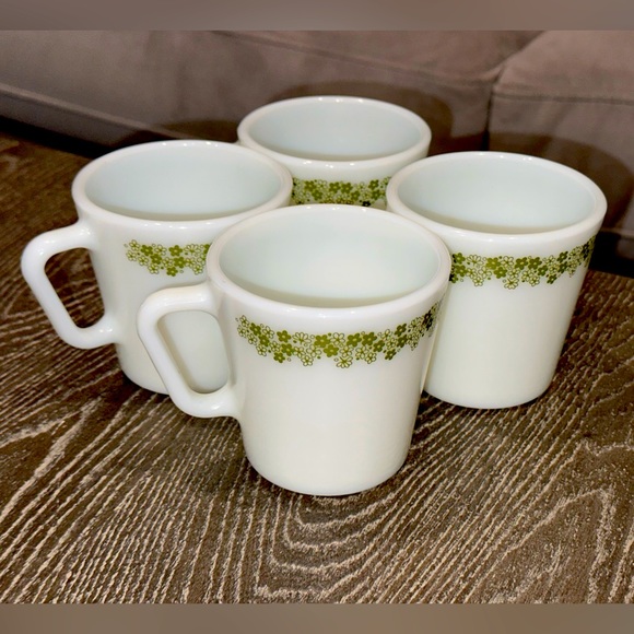 Pyrex | Kitchen | Vintage Green Flowers Spring Blossom By Corning Pyrex ...